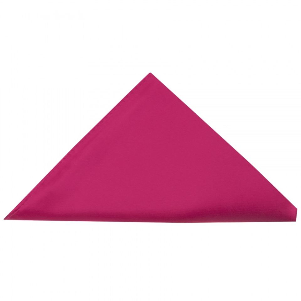 Plain | Fuchsia | Pink | Skinny | Men's | Tie and Pocket Square Set